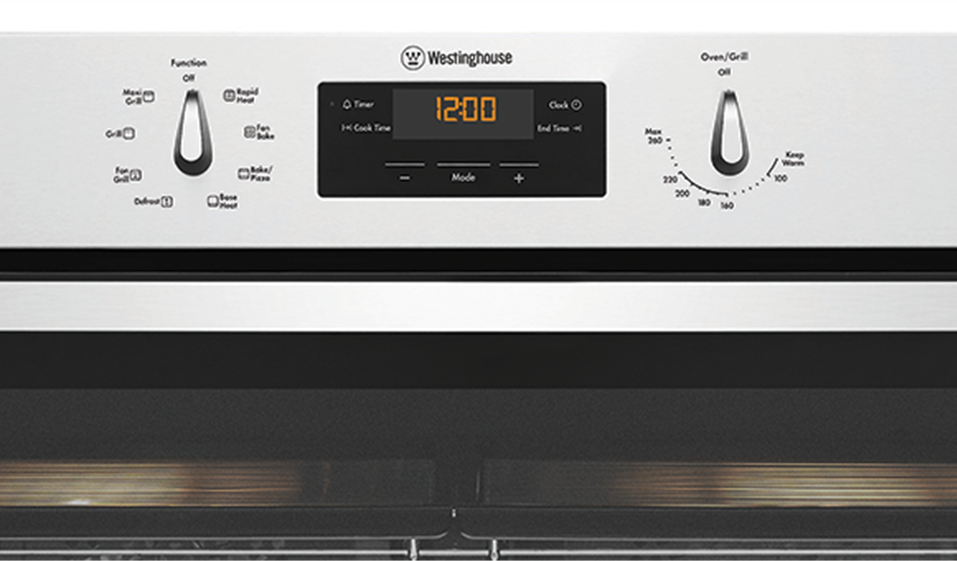 Apollo 60cm Freestanding Electric Cooker with separate warming drawer ...