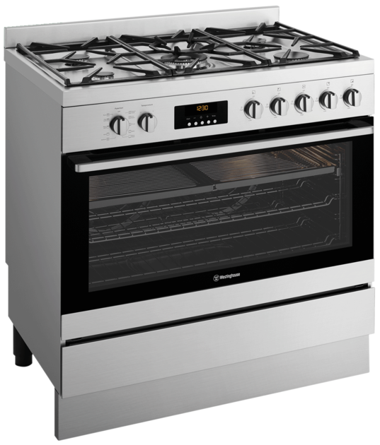 90cm pyrolytic freestanding cooker - WFEP915SC | Westinghouse NZ